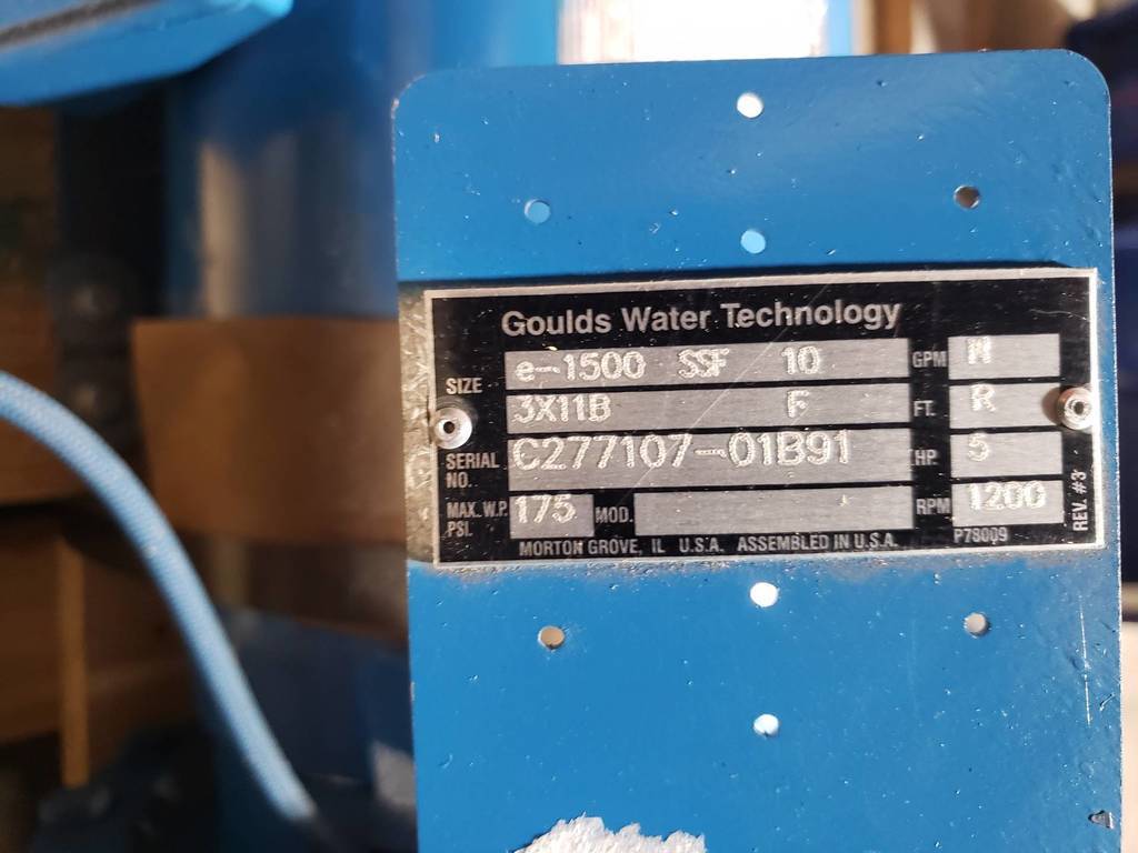 Pump to fit A-C Xylem E-1500 3x3-11B | ATS Surplus